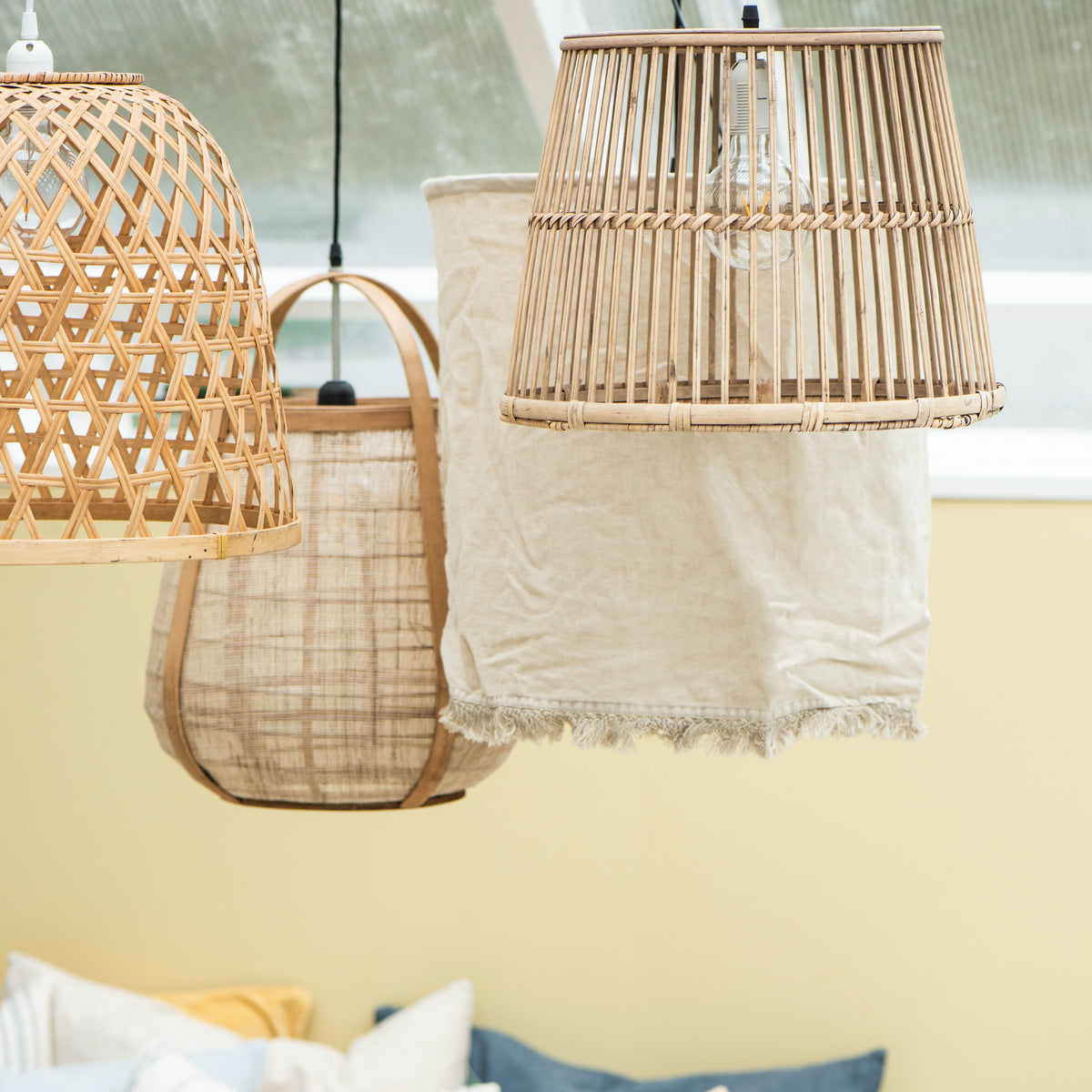 Hessian Pendant Shade - The Forest & Co.