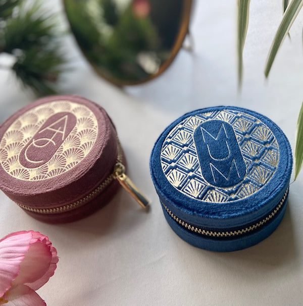 Personalised Gold Embossed Jewellery Box - The Forest & Co.